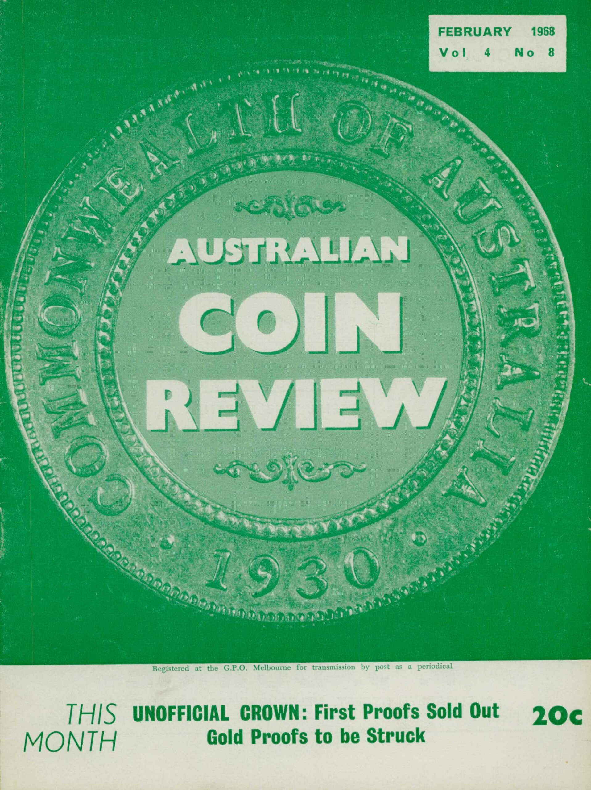 February 1968 - Australian Coin Review